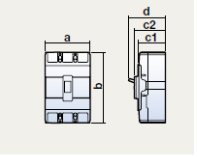 ABN53c MCCB Molded Case Circuit Breaker Magnetic Type IEC60947-2 Standard