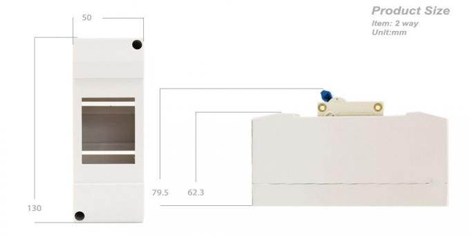Modular Outdoor Electrical Distribution Box , Portable Distribution Board