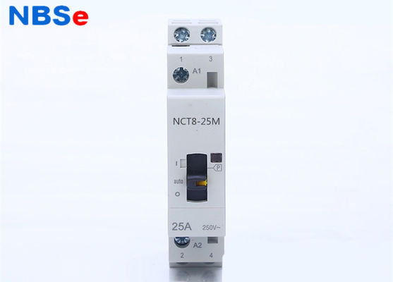 Din Rail Normally Open Electrical Magnetic Contactor With Manual Handle